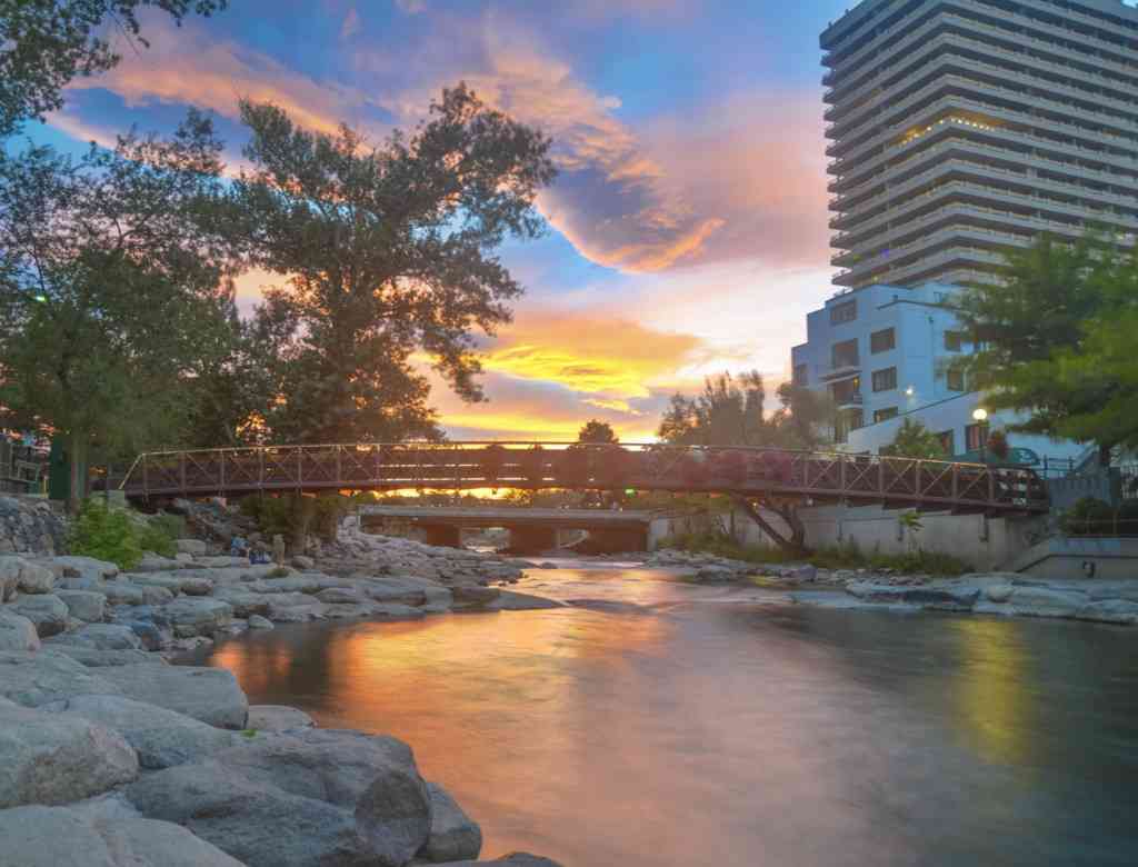 Reno Truckee River Sunset – EDAWN